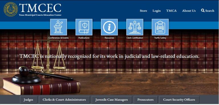 TMCEC Unveils New and Improved Website – Full Court Press